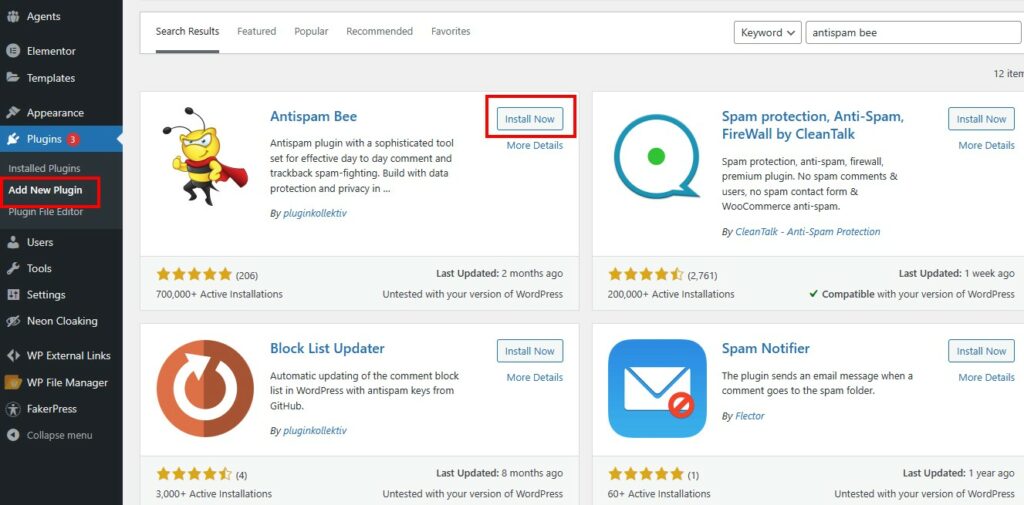 Cara Install dan Setting plugin Antispam Bee - Blog Hostingan